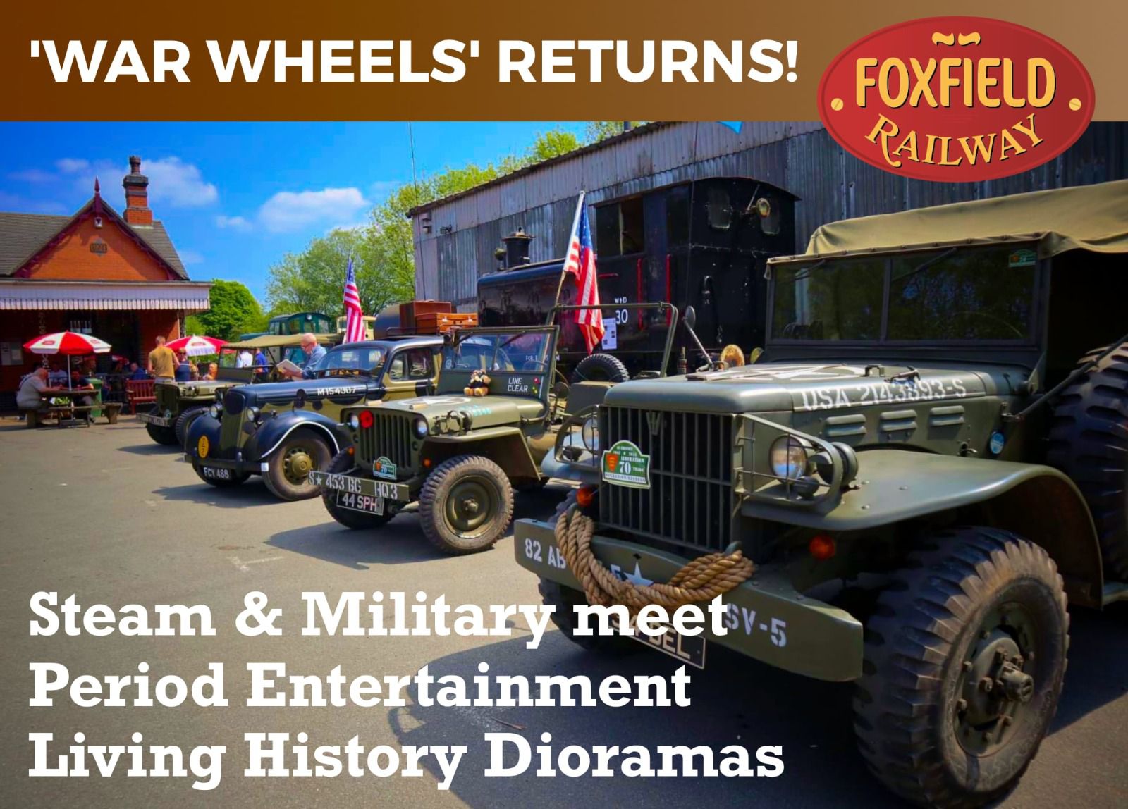 War Wheels - Foxfield Railway