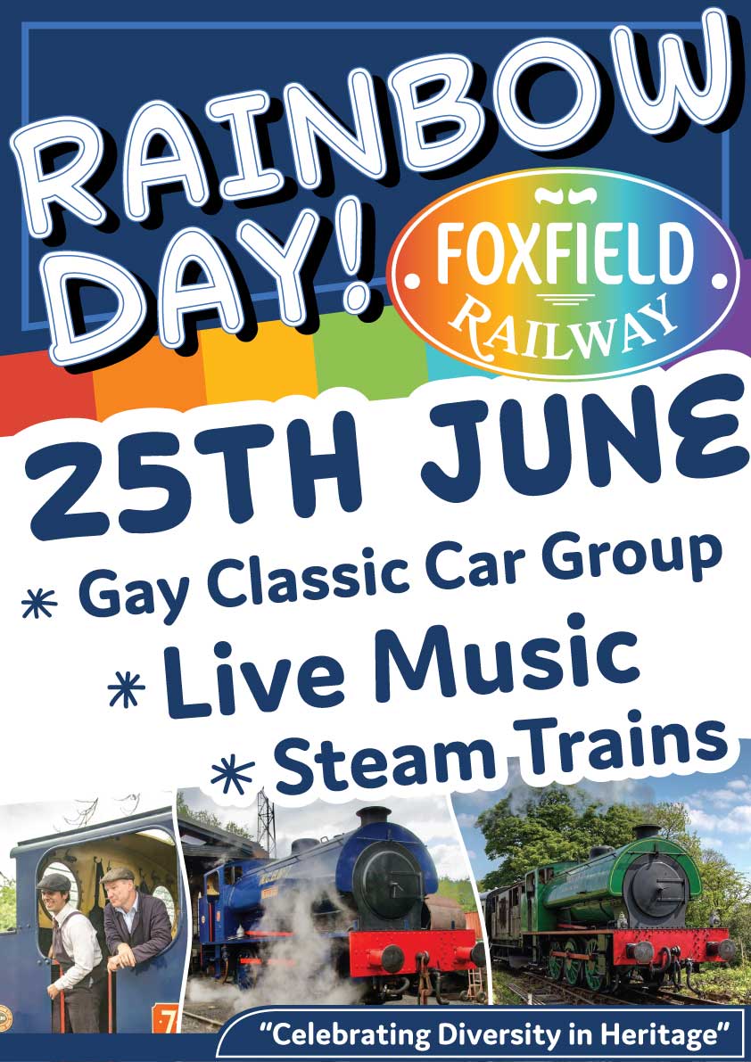 Rainbow Day & Standard Steam Service - Foxfield Railway